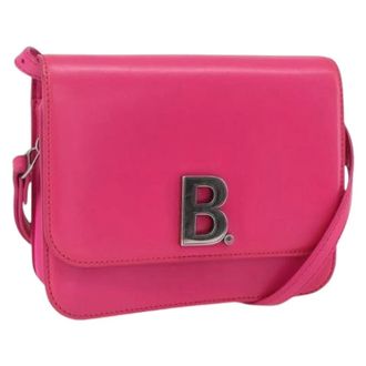 Balenciaga Sac bandouli&egrave;re en cuir Pre-owned - Femme - Pre-owned - Rose - Taille: ONE Size