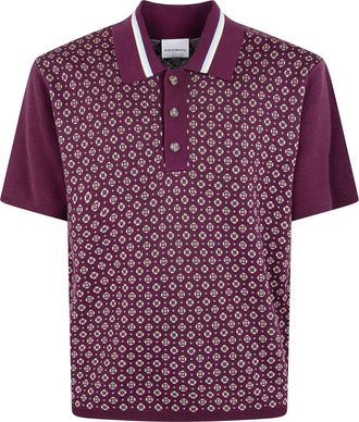 Dr&ocirc;le de Monsieur Jacquard Cravate Polo Shirt