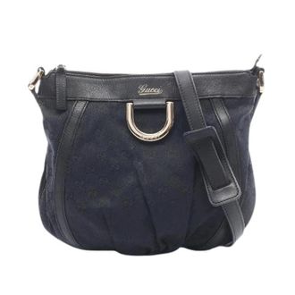 Gucci Pre-owned Abbey GG Canvas Leder Umh&auml;ngetasche - - Pre-owned - Damen - Schwarzk - ONE SIZE
