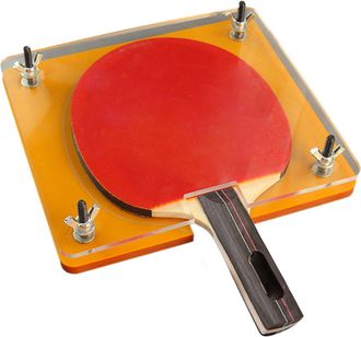 Generic Tischtennis-Paddelpresse - Manuelles Einstellwerkzeug, Pr&auml;zisionsschneider | Tragbare Gummikantenschere, Verstellbares Verdichtungssystem, Paddelpress
