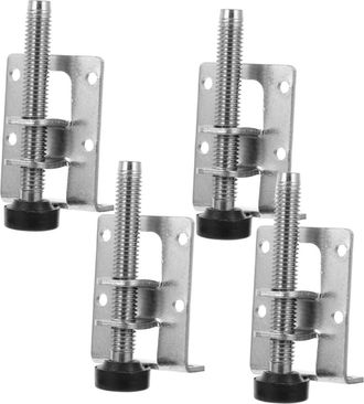 DOITOOL 4stücke Verstellbare Möbelnivellierer Robuste Tischbeine rutschfeste Nivellierfüße Für Schränke Höhenversteller Für Unebene Böden Möbel