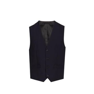 Au Printemps Paris Wolljacke - blau