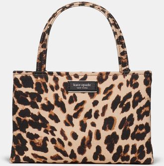 Kate Spade New York The Original Bag Icon Leopard Mini Tote Bag