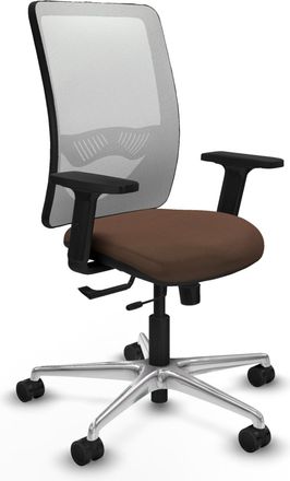 Piqueras y Crespo B&uuml;rostuhl Zulema mit 2D-Armen, h&ouml;henverstellbare Lendenwirbelst&uuml;tze, ausgestattet mit Syncro/Traslack und Schneidschaum, mit Rollen von 65 mm, Nylon, 