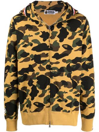 A Bathing Ape hoodie 1st Camo Shark - Jaune