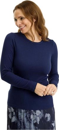 In Front IN Front, Femme, Pulls, Bleu, Taille: 42 FR Tricots &agrave; col rond