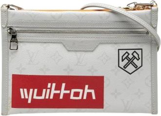 Louis Vuitton Sac bandouli&egrave;re vintage monogramme Pre-owned - Femme - Pre-owned - Gris - Taille: ONE Size