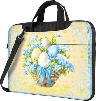Generic Sac pour ordinateur portable de 15,6, sac de P&acirc;ques avec bandouli&egrave;re, housse de protection antichoc pour ordinateur portable de 15,6, pour homme et fe