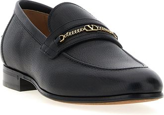 Valentino Garavani Leather Loafer - Black