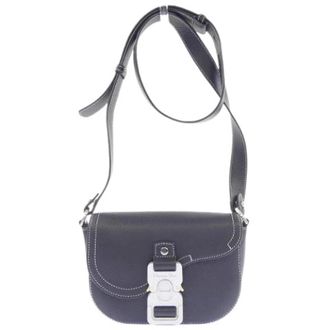 Dior Pre-owned Sacoche Selle - Femme - Pre-owned - Bleu - Taille: ONE Size