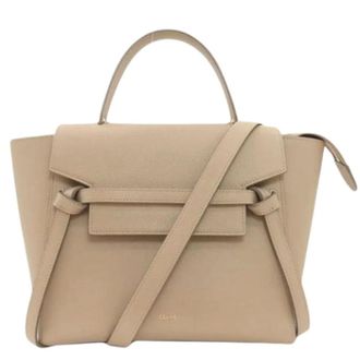 Celine Sac &agrave; main vintage Pre-owned - Femme - Pre-owned - Beige - Taille: ONE Size