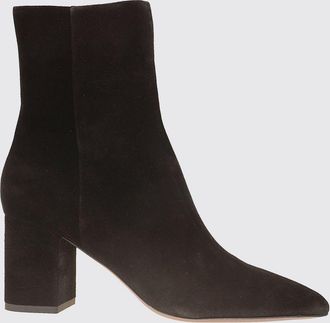 PARIS TEXAS Anja Wildleder-Stiefeletten mit Blockabsatz