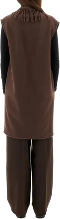 Herno Resort Sleeve Vest - Brown