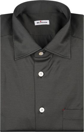 Kiton Homme, Chemises, Gris, Taille: M Kiton Chemises Grey