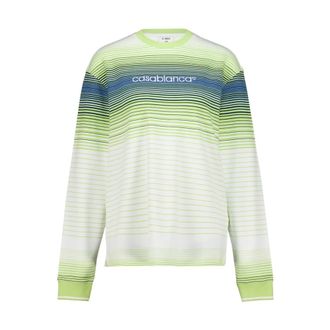 Casablanca Femme, Pulls, Multicolore, Taille: 40 FR T-shirt &agrave; Manches Longues Ray&eacute;