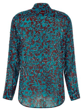 Dries Van Noten Clavelly Shirt - Teal