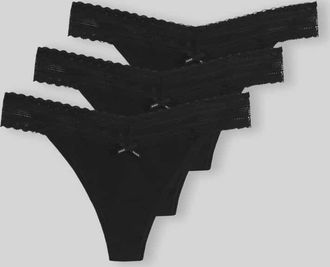 HUGO BOSS String aus Baumwoll-Mix im 3er-Pack