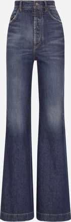 Dolce & Gabbana Schlagjeans Aus Denim - Frau Denim Mehrfarbig 50