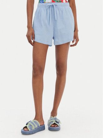 Seafolly Stoffshorts Crinkle 55429-SH Himmelblau Regular Fit