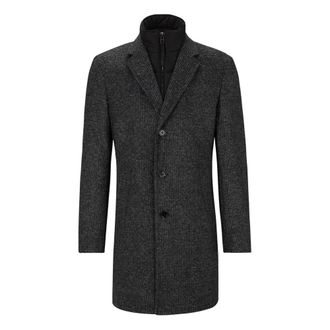 HUGO BOSS Einknopfmantel - - Coats - Herren - Grau - 3XL