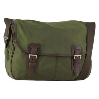Prada Sac bandouli&egrave;re vintage Pre-owned - Femme - Pre-owned - Vert - Taille: ONE Size