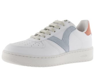 Victoria Low-Top Unisex Madrid Leder-Effekt & Kontrast-Farbigeteile 1258201 f&uuml;r Erwachsene Celeste 40