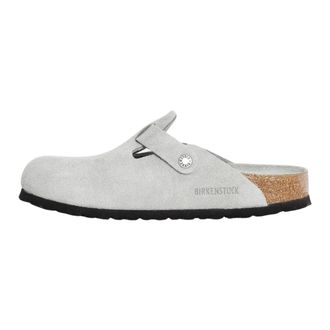 Birkenstock Homme, Chaussures, Bleu, Taille: 39 EU Boston Sabot en Daim &agrave; Semelle Souple