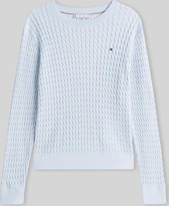 Tommy Hilfiger Regular Fit Pullover aus reiner Baumwolle