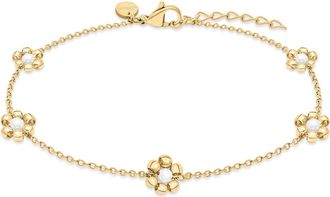 s.Oliver Fu&szlig;schmuck Perlenblume
