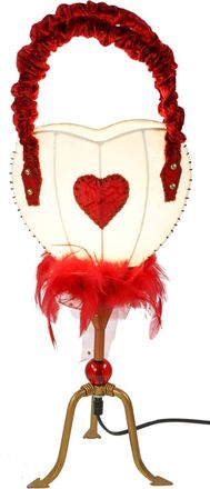 Guru Shop Tischleuchte Kokopelli - Heart Bag, 55x23x16 cm