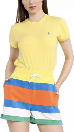 Polo Ralph Lauren T-Shirt Pony Classic Fit ikonische, blau gestickte Polo-Reiter-Logo-Applikation