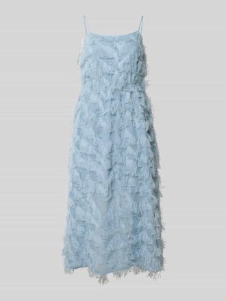 Selected Leicht ausgestelltes Midikleid mit Fransen Modell MYLINE