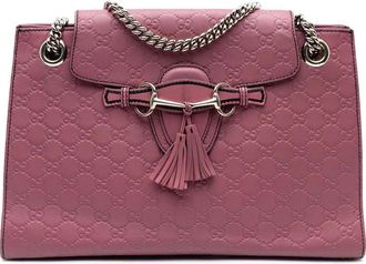 Gucci Hobo Bags - Large Guccissima Emily Shoulder Bag - Gr. unisize - in Gold - für Damen