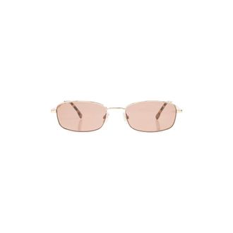 Victoria Beckham Slim Metal Rectangular Sonnenbrillen - - Accessories - Damen - Gelb - ONE SIZE