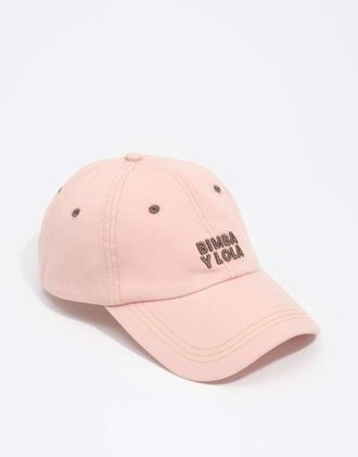 Bimba & Lola Baumwoll-Cap mit verstellbarem Riemen in Pink-Rosa