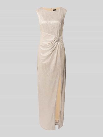 Adrianna Papell Schimmerndes Abendkleid mit Seitenschlitz