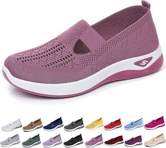 Generic Chaussures orthop&eacute;diques pour femme, chaussures d&eacute;t&eacute; respirantes antid&eacute;rapantes &agrave; semelle souple avec semelle creuse, confortable, antid&eacute;rapante, l&eacute;g&egrave;