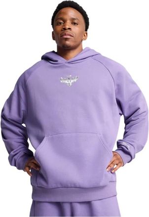 Puma Puma, Homme, Sweatshirts et sweats à capuche, Violet, Taille: L Sweat à capuche Lavande Melo Style