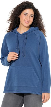 Ulla Popken Damen große Größen Übergrößen Plus Size Sweatshirt mit dekorierter Kordel