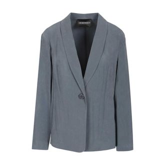 Emporio Armani Damen, Jacken, Blau, SGr&ouml;&szlig;e