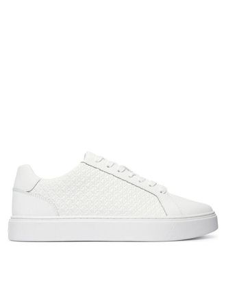 Calvin Klein Jeans Sneakers Classic Cupsole Laceup Aop YM0YM01431 Wei&szlig;