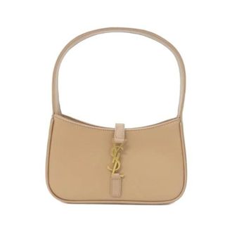 Saint Laurent Pre-owned LE 5 A 7 Mini Calf Shoulder Bag - Femme - Pre-owned - Beige - Taille: ONE Size
