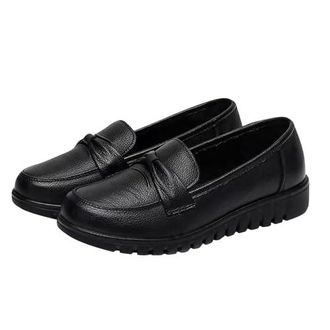 Generic Mocassins pour femme - Chaussures de marche larges - Couleur unie - Tendance - L&eacute;g&egrave;res et confortables - Classiques - &Agrave; enfiler - Chaussures d&eacute;contrac