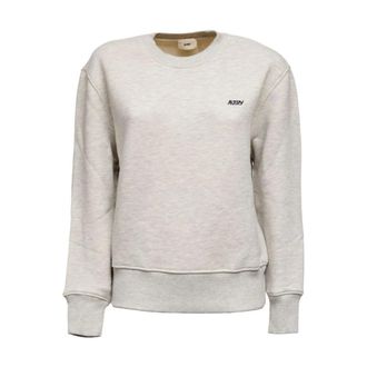 Autry SweaT-shirt &agrave; col rond avec logo brod&eacute; - Homme - Sweatshirts et sweats &agrave; capuche - Gris - Taille: XS