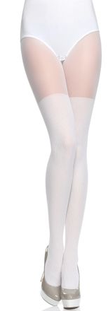 Merry Style Damen Strumpfhose MS 387 (Wei&szlig;, L (40-44))