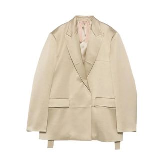 N&deg;21 Damen, Jacken, Beige, MGr&ouml;&szlig;e