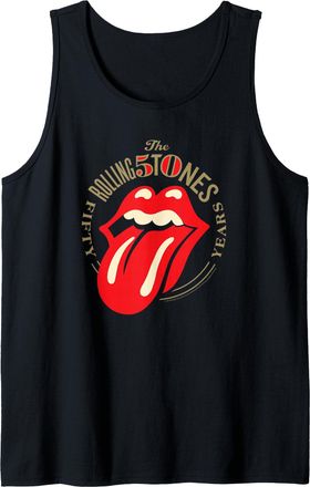 THE ROLLING STONES Rolling Stones Offizielles 50th Logo Tank Top