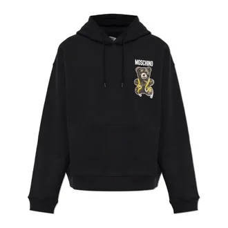 Moschino Homme, Sweatshirts et sweats &agrave; capuche, Noir, Taille: S Sweat &agrave; capuche