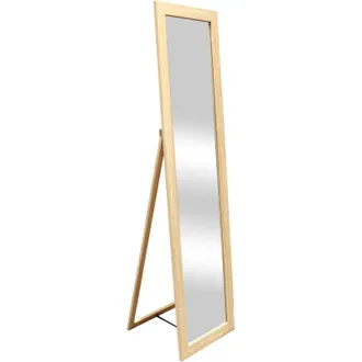 The Home Deco Factory The Home Deco Factory - Miroir sur pied en bois 39x150cm - &Eacute;l&eacute;gant et d&eacute;coratif - Pour int&eacute;rieur moderne - Finition soign&eacute;e et durable