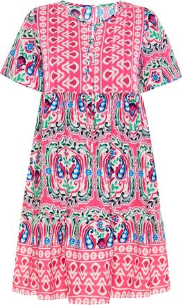 Usha Kleid Frauen rosa mehrfarbig